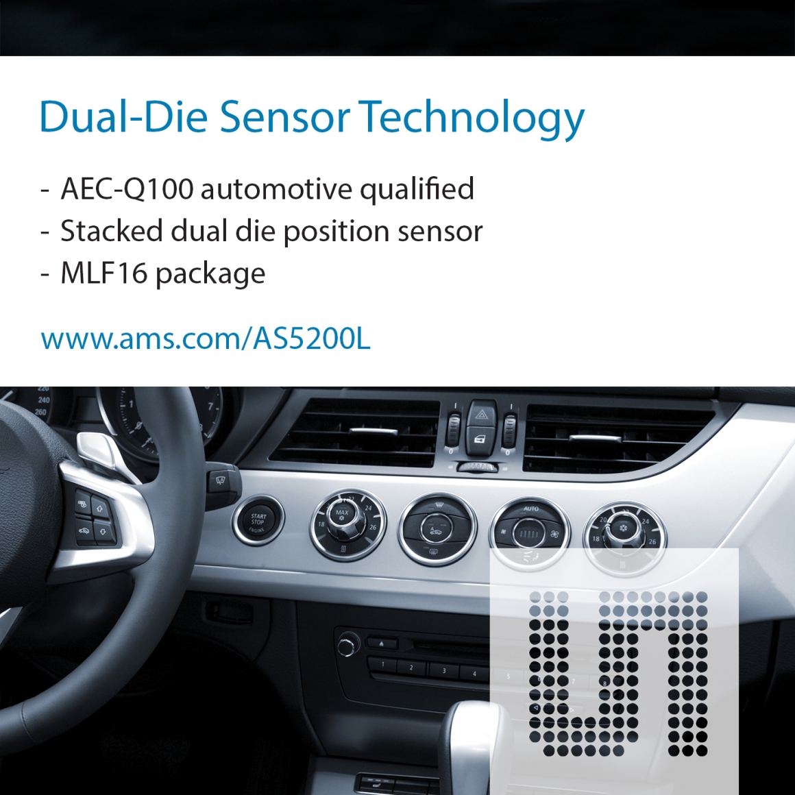 ams宣布推出汽车等级变速器位置侦测传感器IC 适用油电混合、电池供电及传统车辆-益登科技